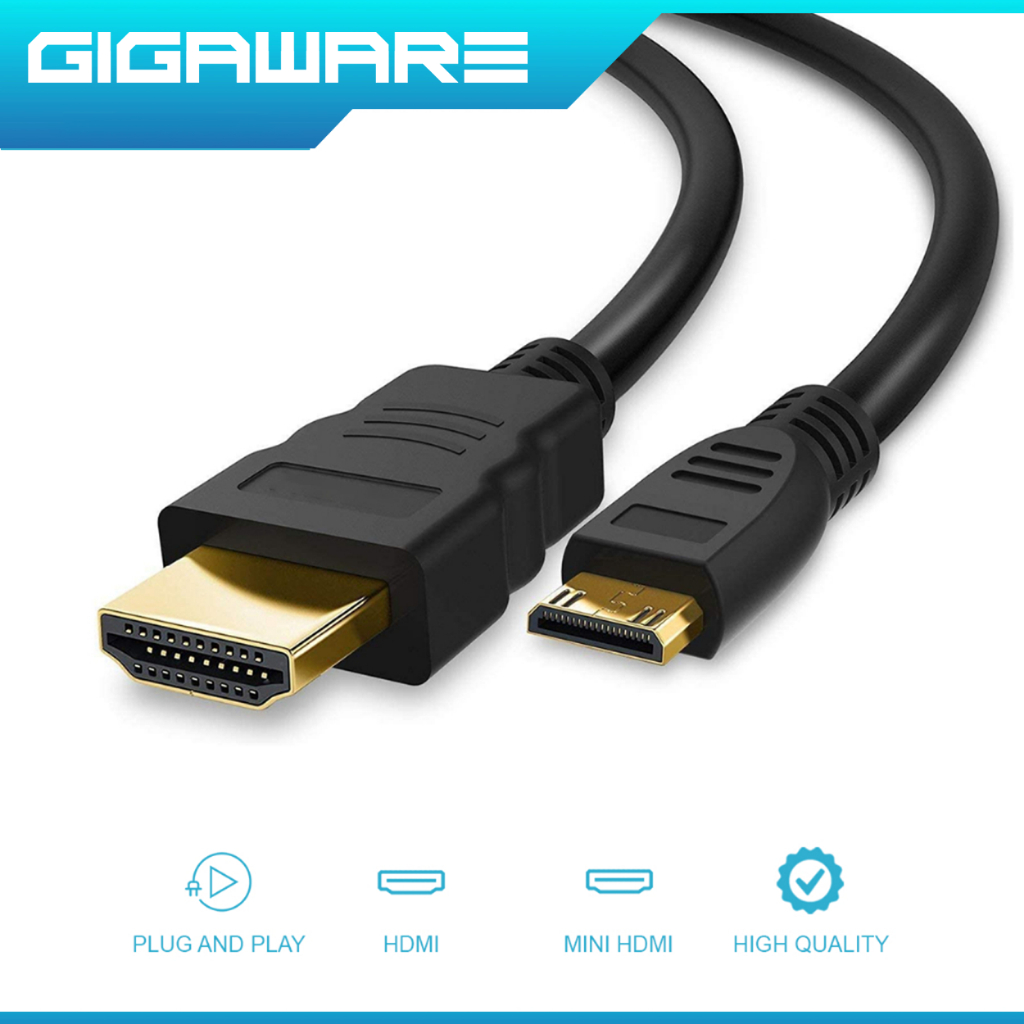 Gigaware Mini HDMI To HDMI Cable Male To Male 1080P HD Cable 1.5M Cable ...