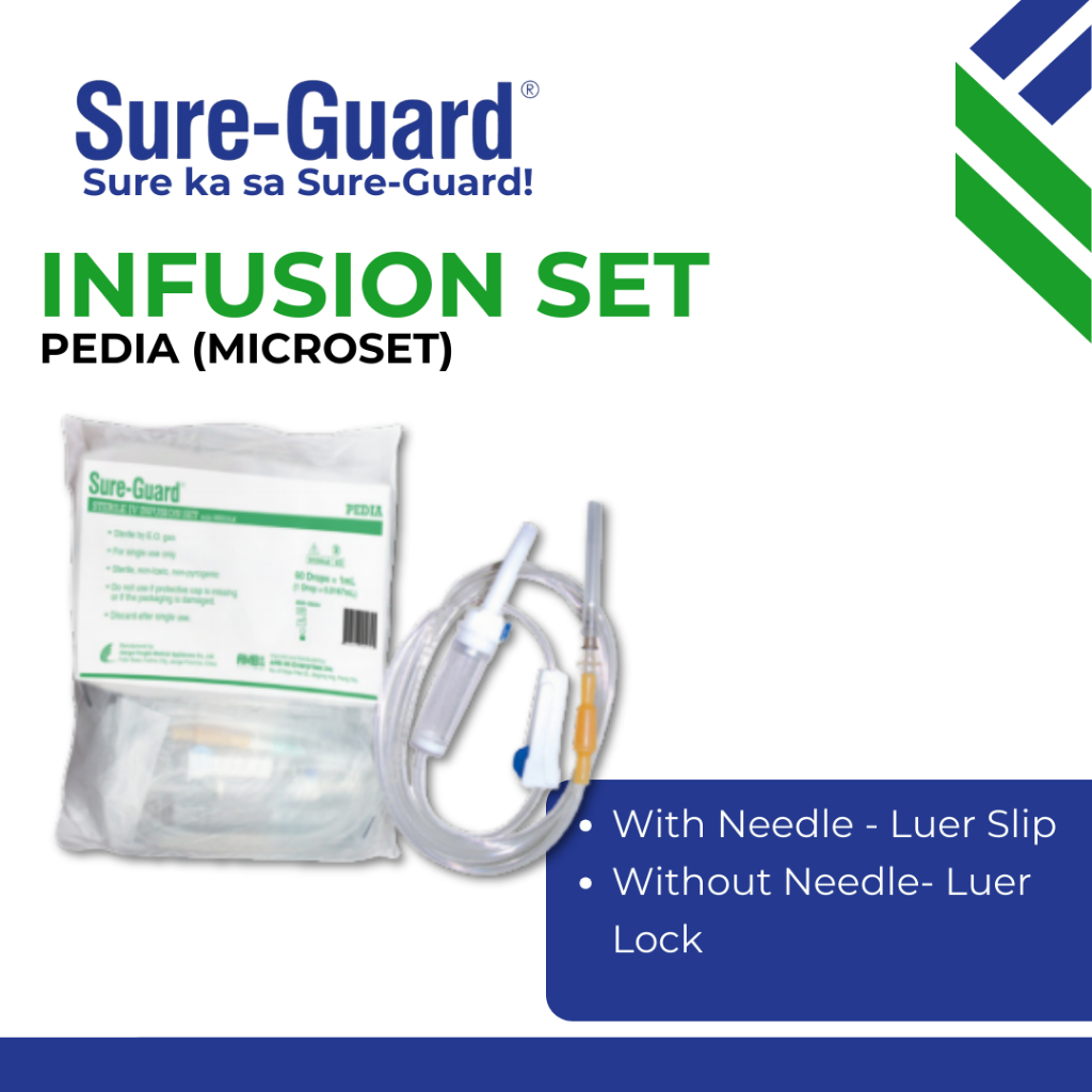 Sure-Guard Infusion Set ( Pedia, Adult) | Shopee Philippines