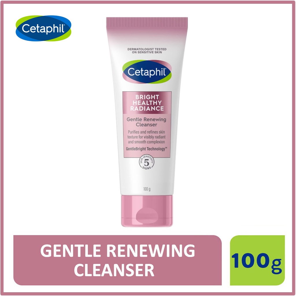Cetaphil Bright Healthy Radiance Gentle Renewing Cleanser (Niacinamide + Sea Daffodil) - 100 g ...