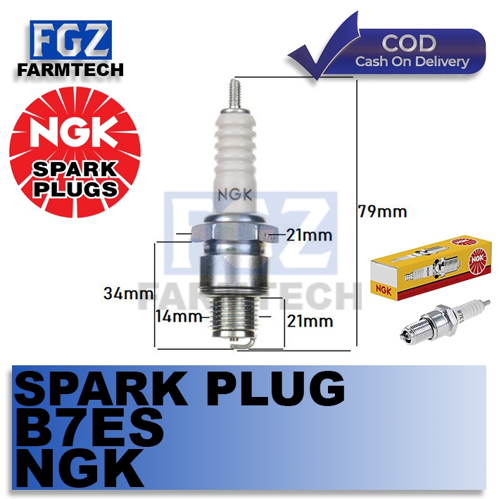 NGK B7ES STANDARD SPARK PLUGS DT125 | Shopee Philippines
