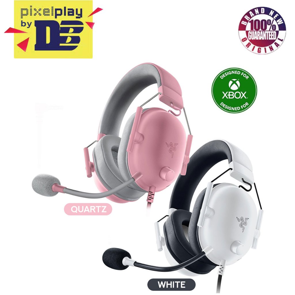 Razer BlackShark V2 X for Xbox - Wired Esports Headset (Quartz, White ...