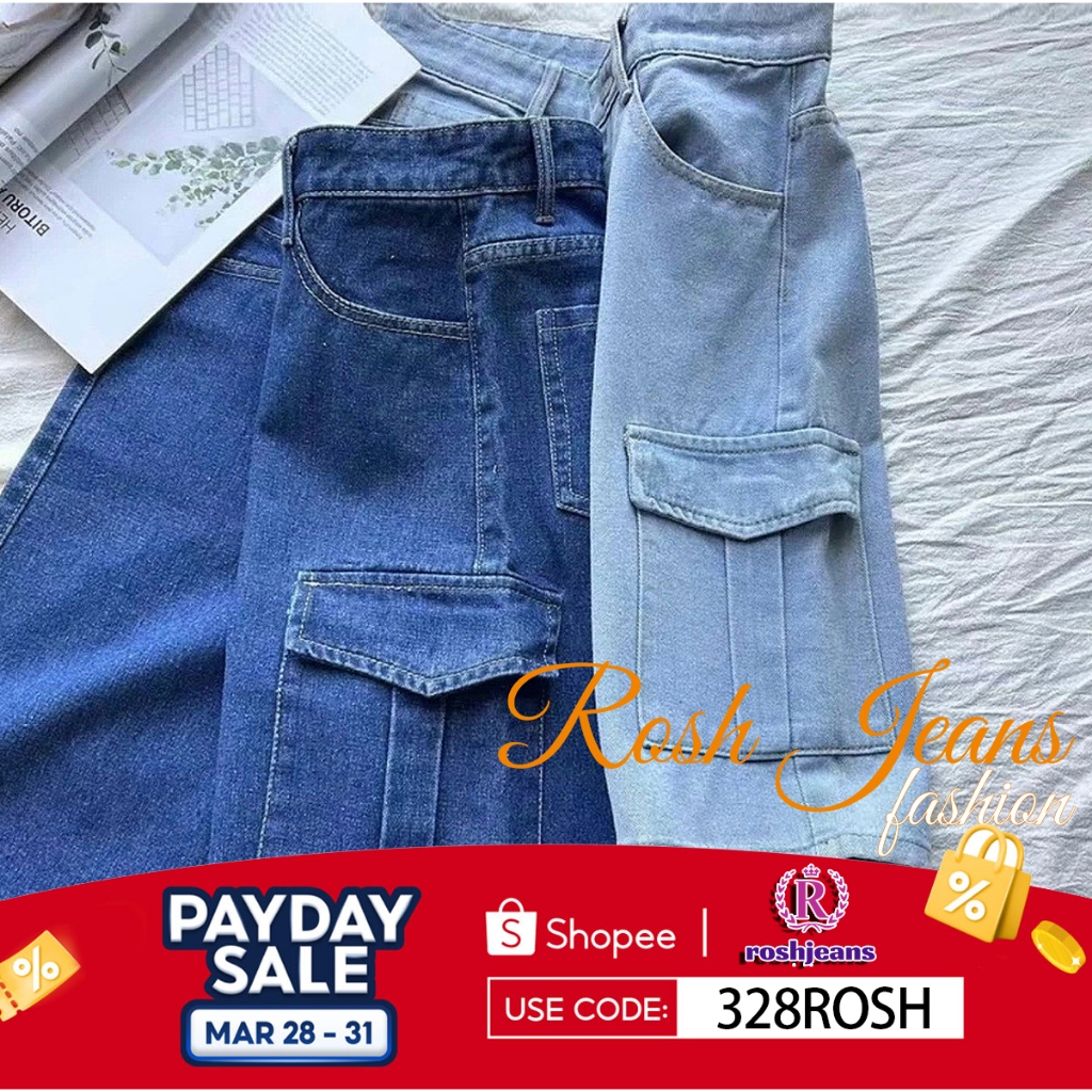 Rosh_Jeans Summer shorts Denim Shorts for women&men Unisex Shorts cargo ...