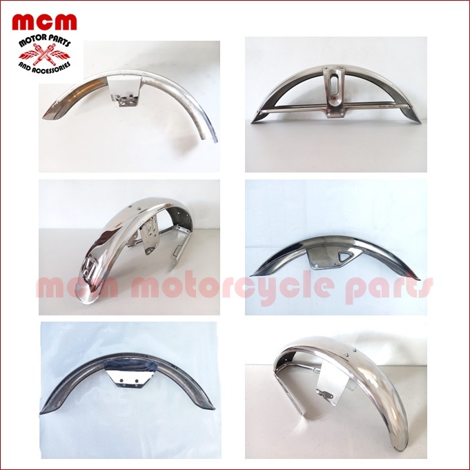 ALL STAINLESS Front Fender TMX 155 125 Alpha Supremo Motoposh Pinoy ...