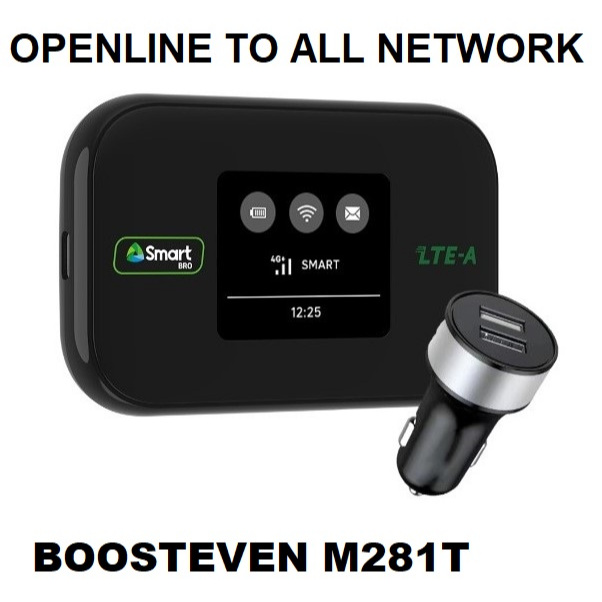 OPENLINE SMART Bro Pocket WiFi LTE-Advanced (Boosteven M281T) | Shopee Philippines