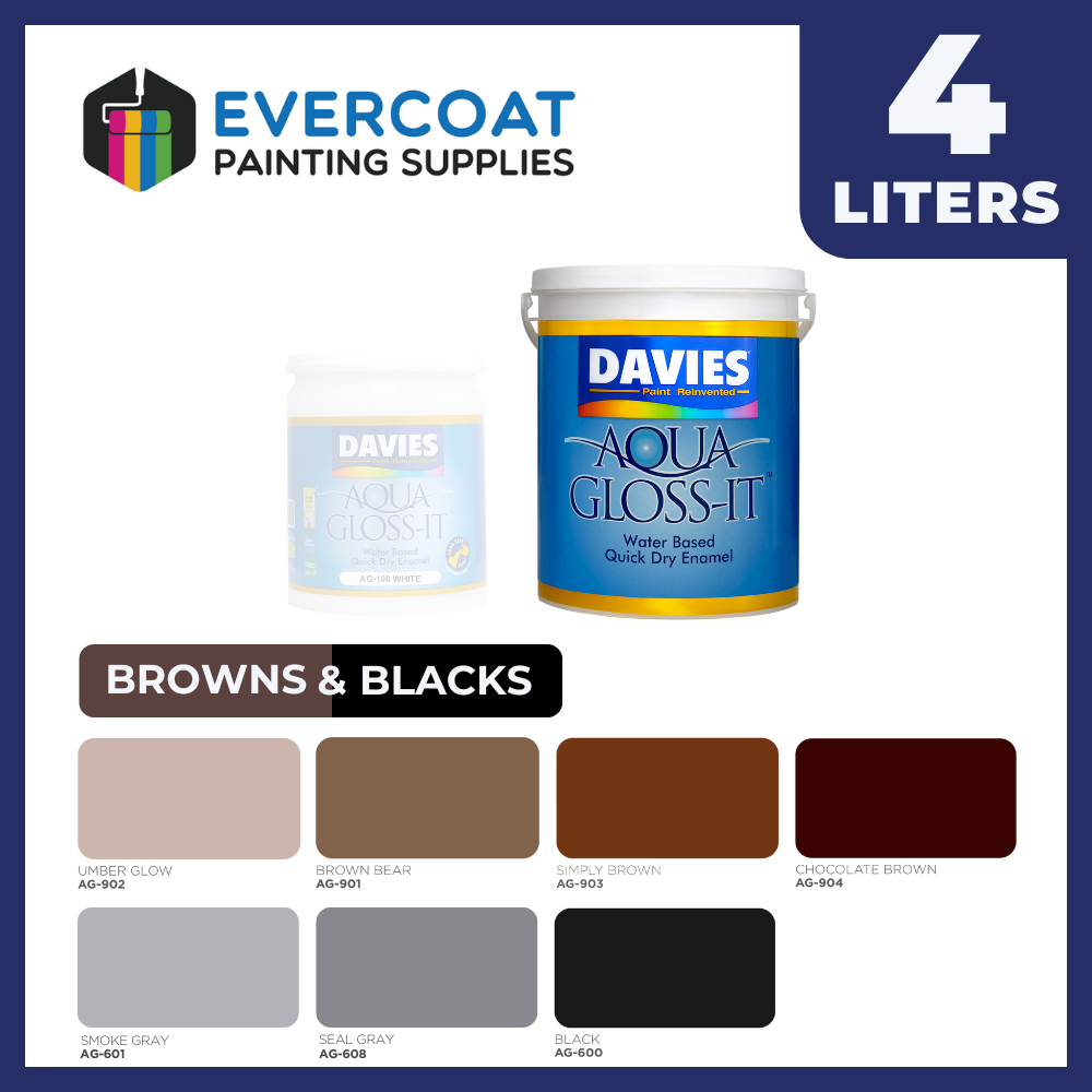 Davies Aqua Gloss It, QDE, Water Based, 100% Acrylic, Odorless, 30 ...
