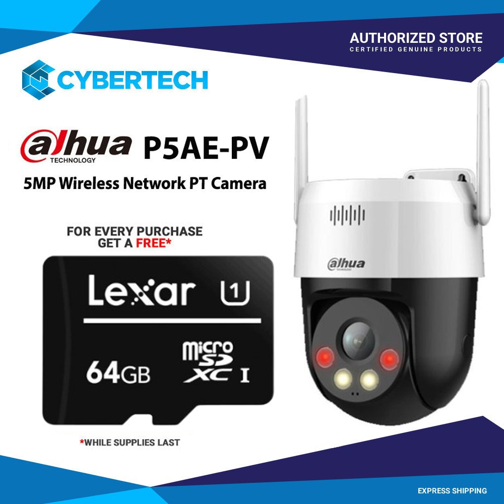 Dahua P5AE-PV 5MP Wireless Network PT Camera | Shopee Philippines
