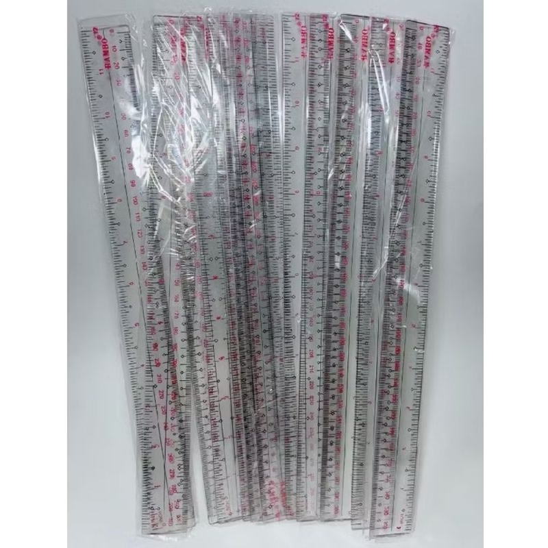 12inches ruler transparent SJ-28 | Shopee Philippines