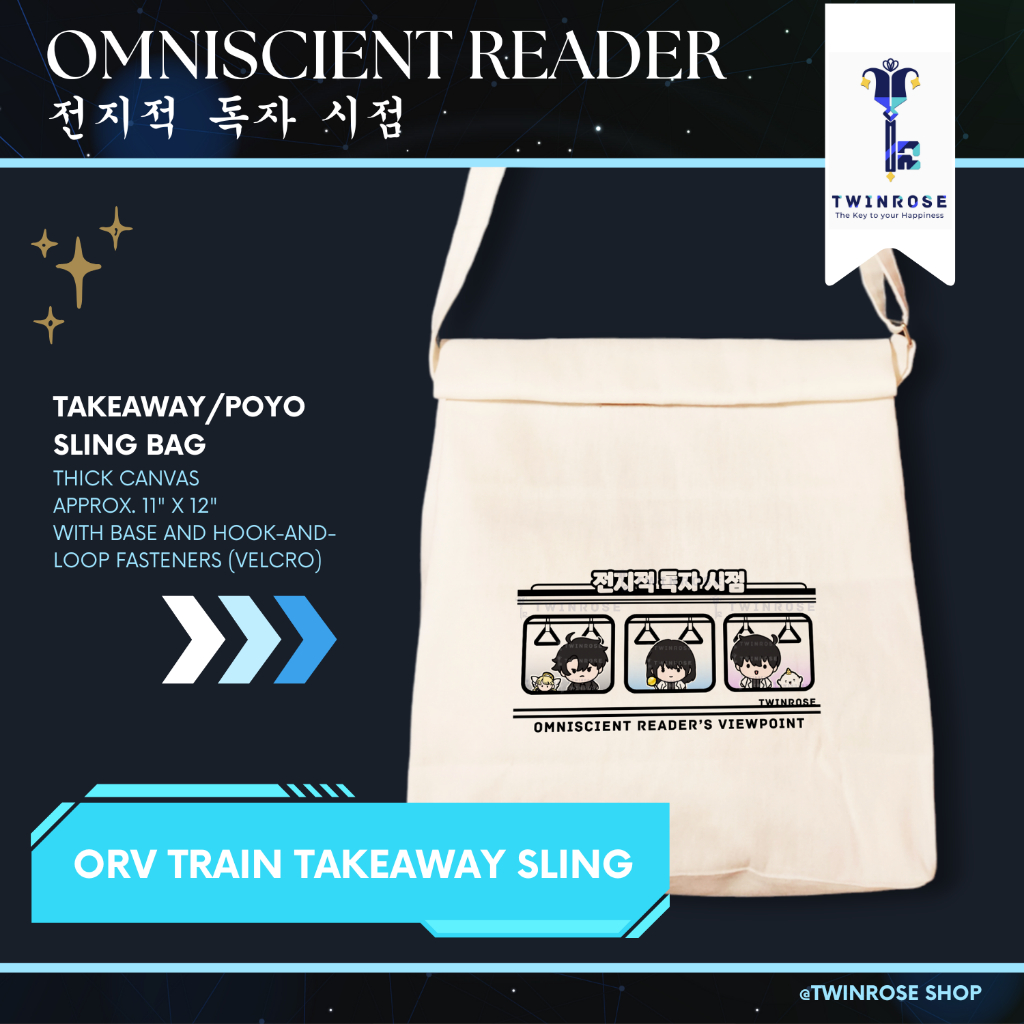omniscient reader ORV train Takeaway Sling Bag [Twinrose] | Shopee ...