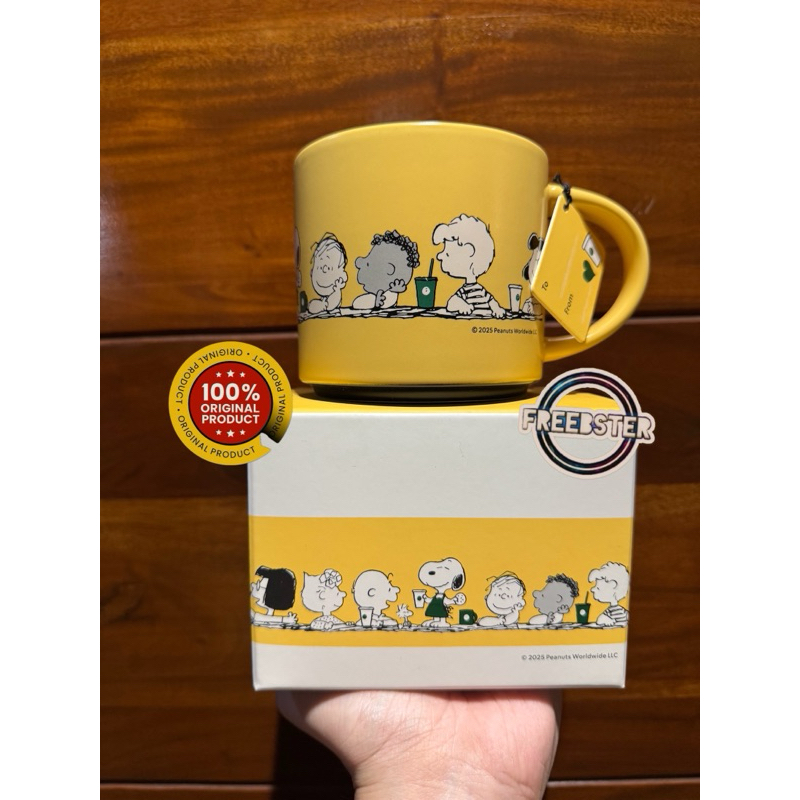 [100% Original] Peanuts Starbucks Collection (Starbucks Snoopy Mug Peanuts Friendship) Snoopy ...