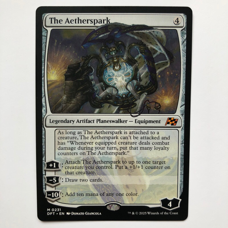 Playtest Card - The Aetherspark (DFT) | Shopee Philippines