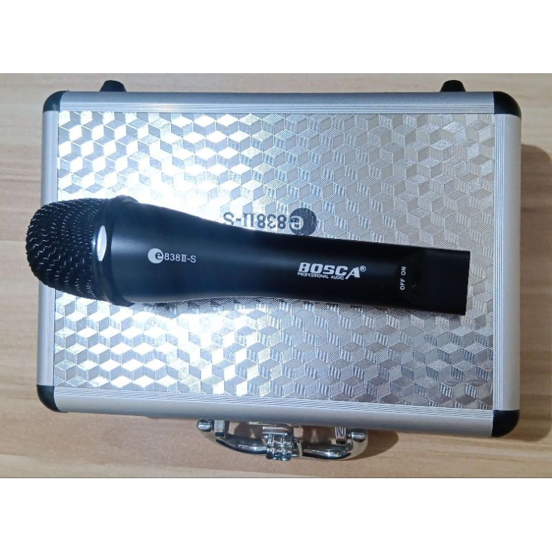 Bosca Microphone white 838II-S Low Noise with 6 meter wire | Shopee ...