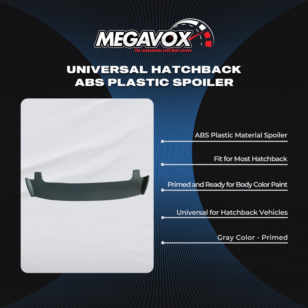 Universal Hatchback ABS Plastic Spoiler | Shopee Philippines