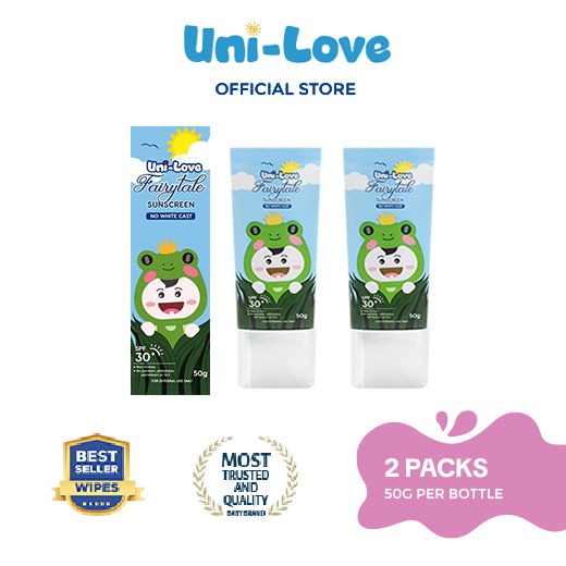 Unilove Fairytale Sunscreen 50g (No White Cast) Pack of 2 | Shopee ...