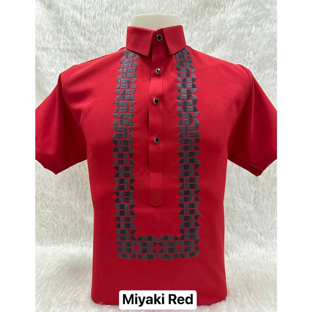 Polo Barong Miyaki Fabric | Shopee Philippines