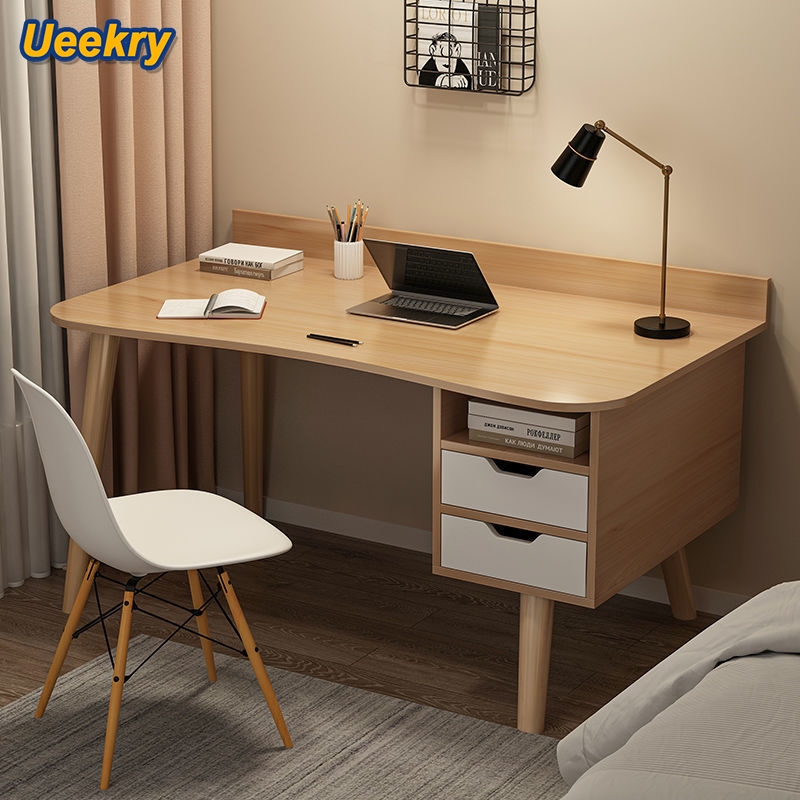 100cm desk with drawers Home study computer office desk Modern living ...