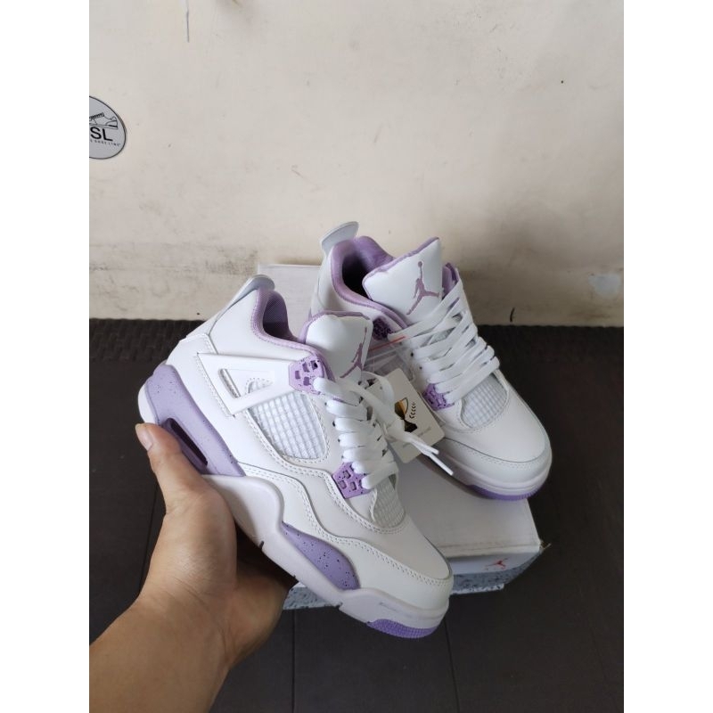 J4 White Purple ( Women Size ) | Shopee Philippines