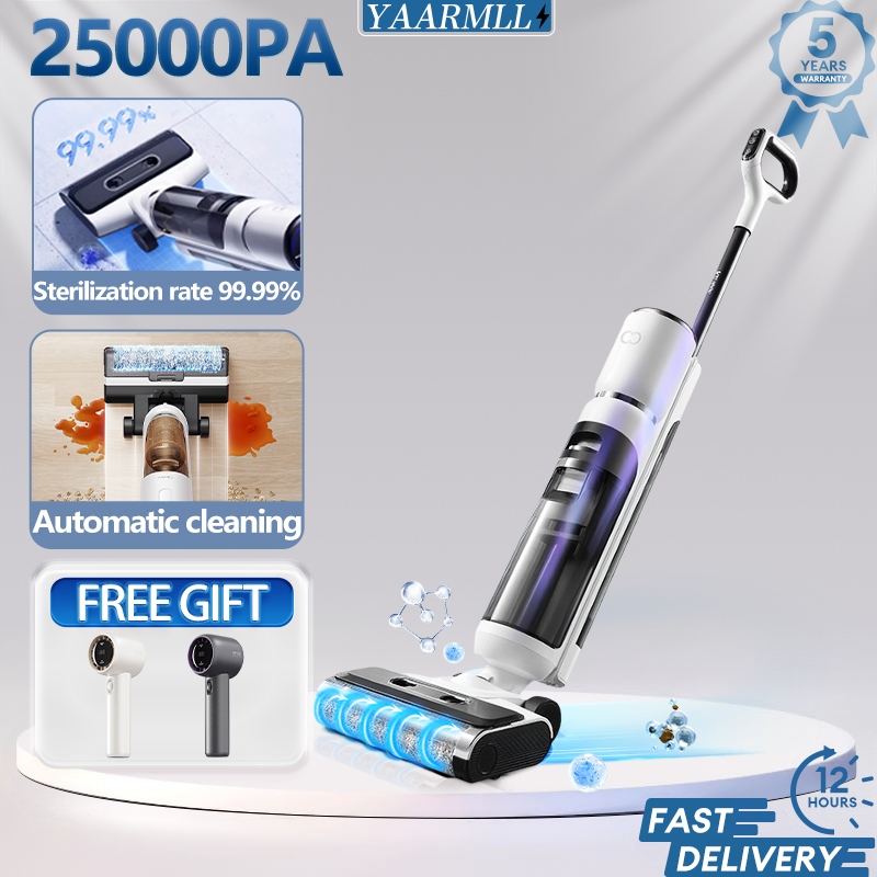 Tixx Roller Mop Vacuum Cleaner Wet and Dry Cordless Led Display With ...