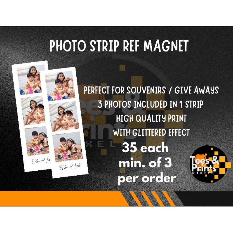 PHOTO STRIP REF MAGNET | WITH WHITE BACKGROUND | Shopee Philippines