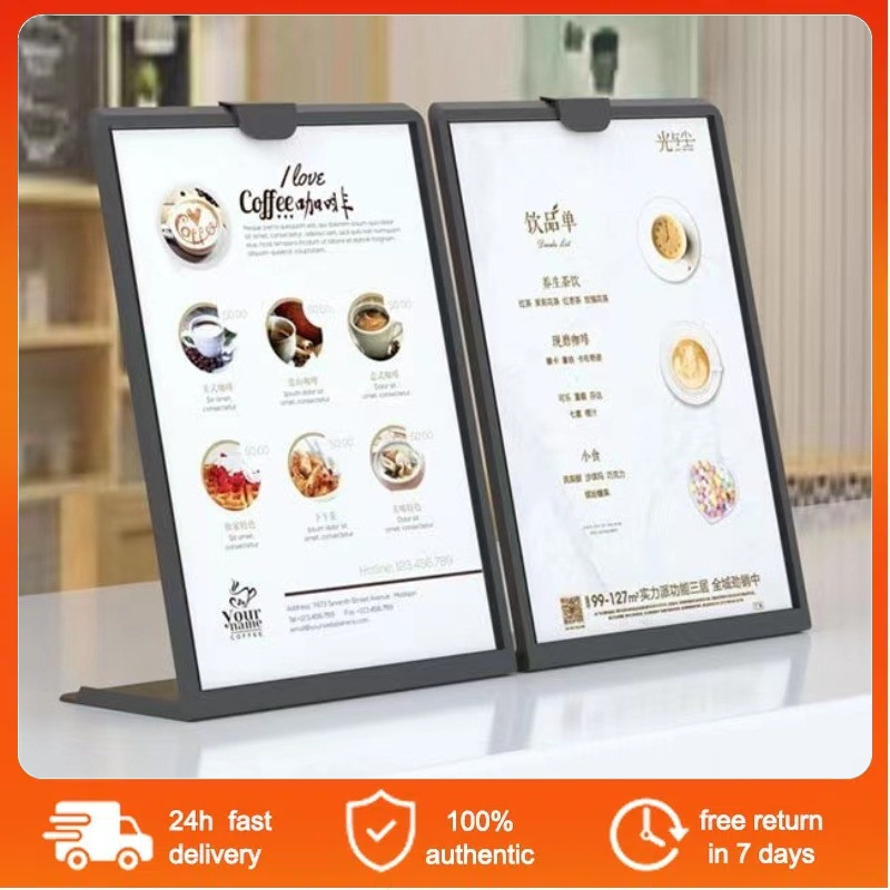 in stock Restaurant Desktop Display Billboard Milk Tea Shop Menu Price ...