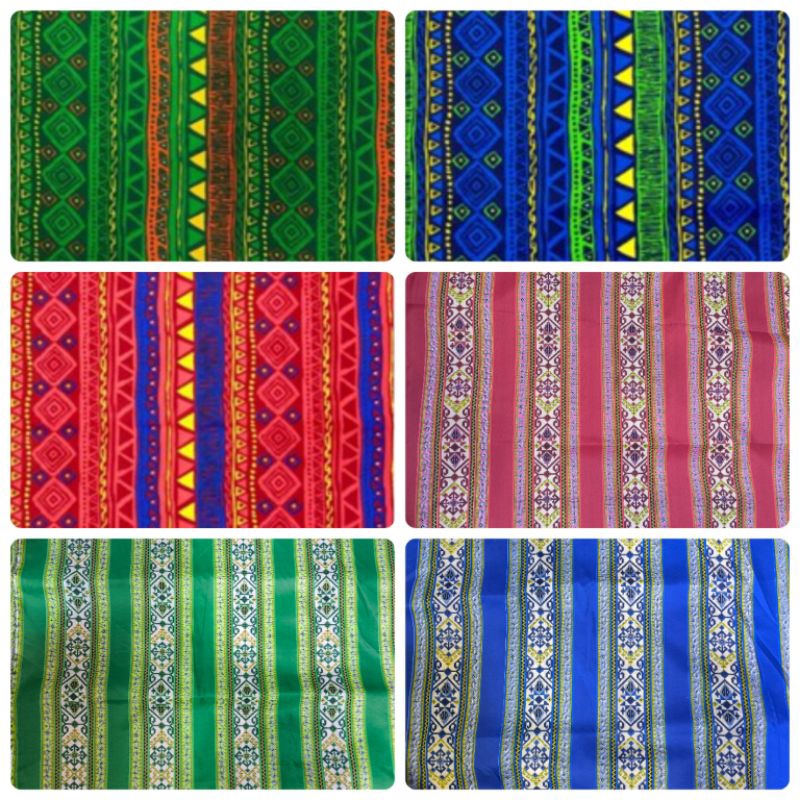 GEENA PRINTED • ITNIK • 60 WIDTH • SILK • PONGEE • SOLD PER YARD • TELA ...