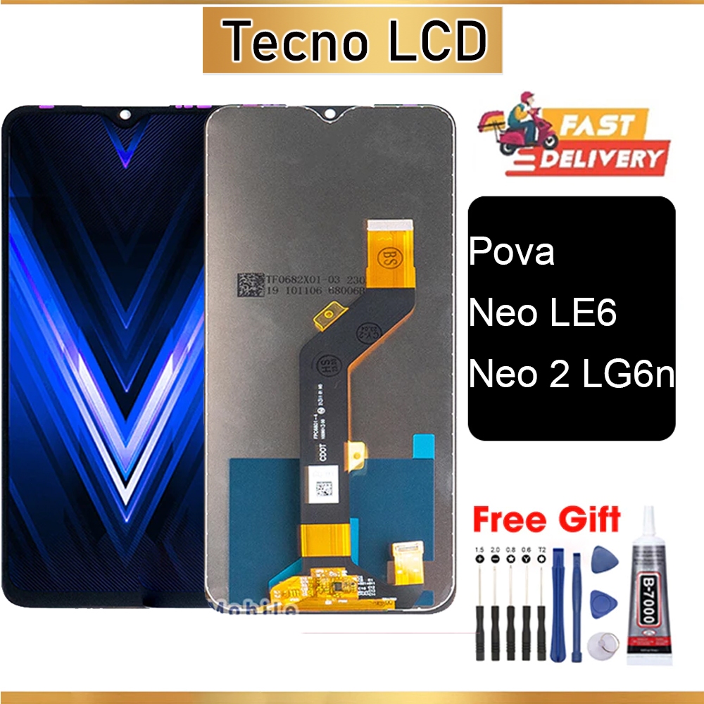UMI LCD For Tecno Pova Neo LE6 / Tecno Pova Neo 2 LG6n LCD Display ...