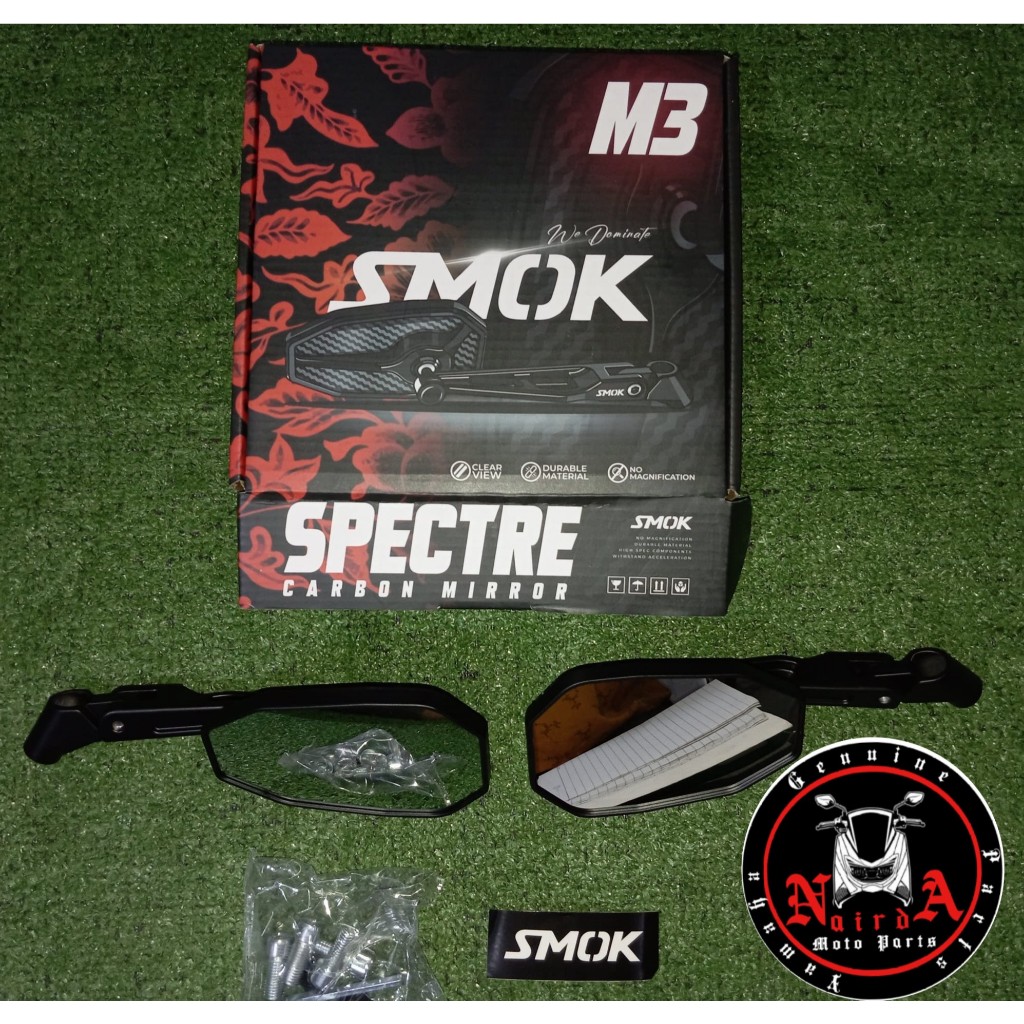 SMOK SPECTRE SIDE MIRROR "PREMIUM CARBON (UNIVERSAL) | Shopee Philippines