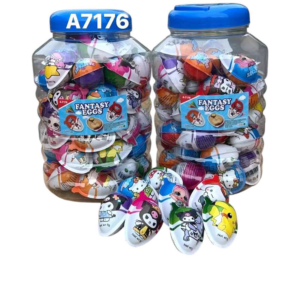 (A7176) 60pcs Fantasy Egg Party Snack Loots Bag Paninda | Shopee ...
