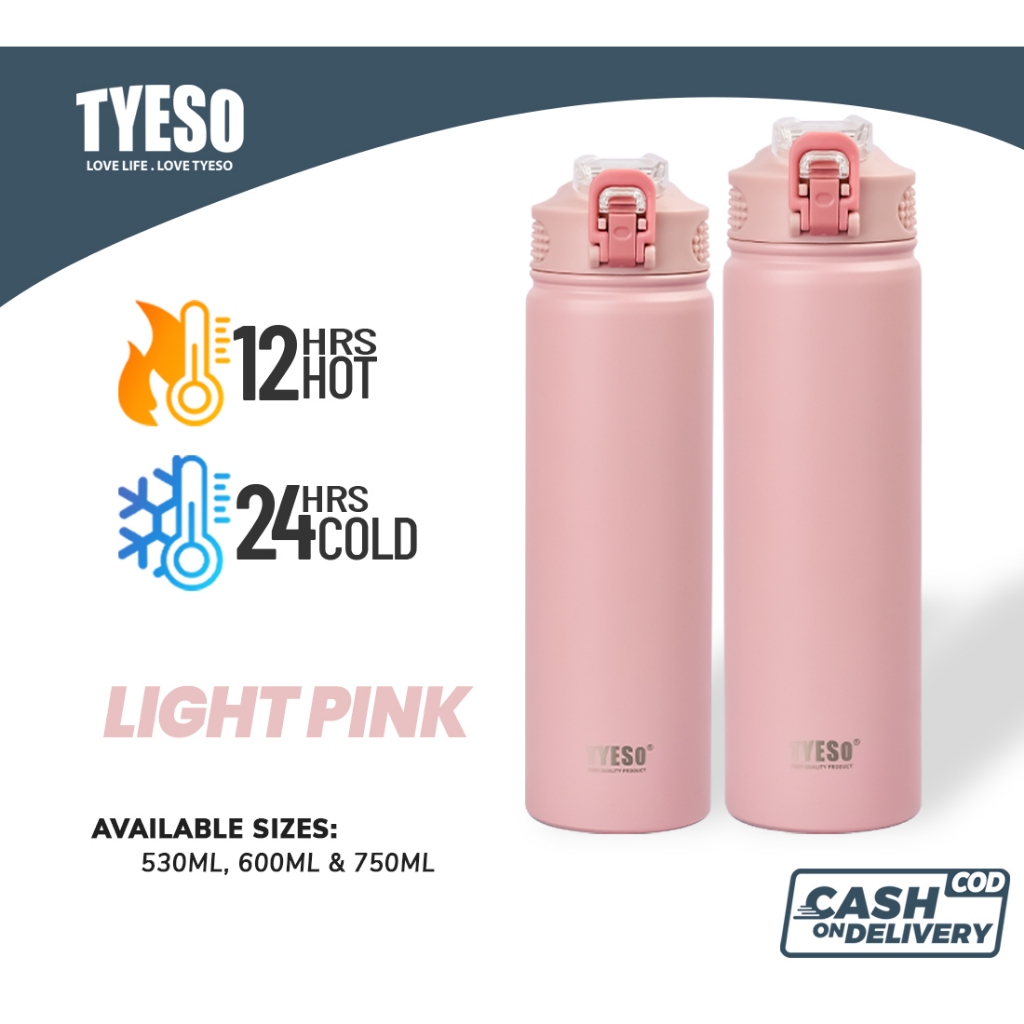 TYESO (20oz/25oz) Sip Bottle Vacuum Insulated Tumbler with Straw in ...