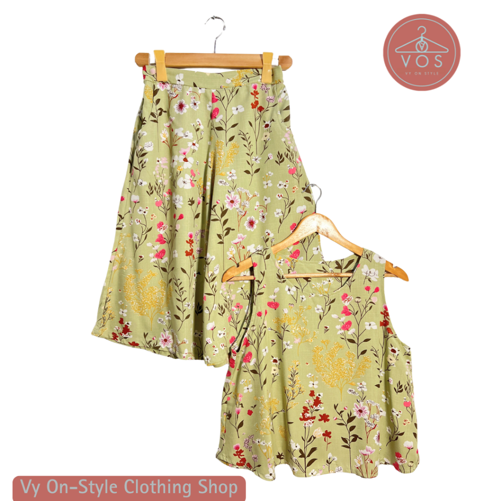 Vy Sleeveless & Tokong Pants Coordinates for Women With Two Side ...