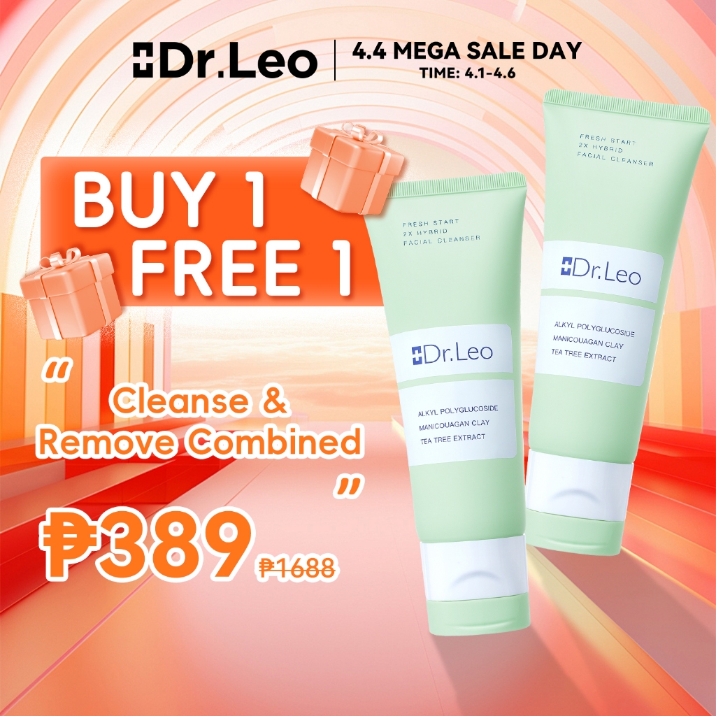 [Buy 1 Take 1] Dr.Leo Facial Cleanser 2-in-1 Amino Acid Clay Mask Deep ...