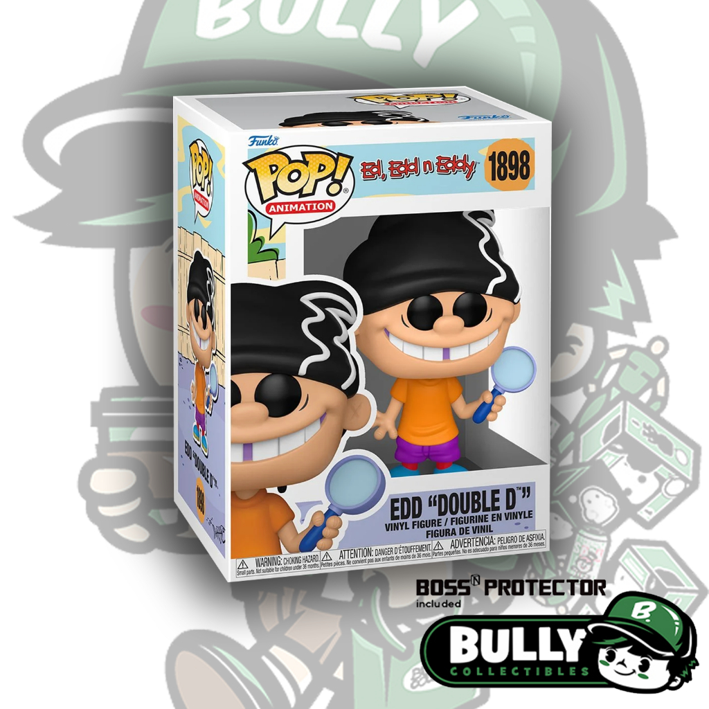 Funko POP! Animation: Ed, Edd n Eddy - Edd "Double D" 1898 With Boss Protector | Shopee Philippines