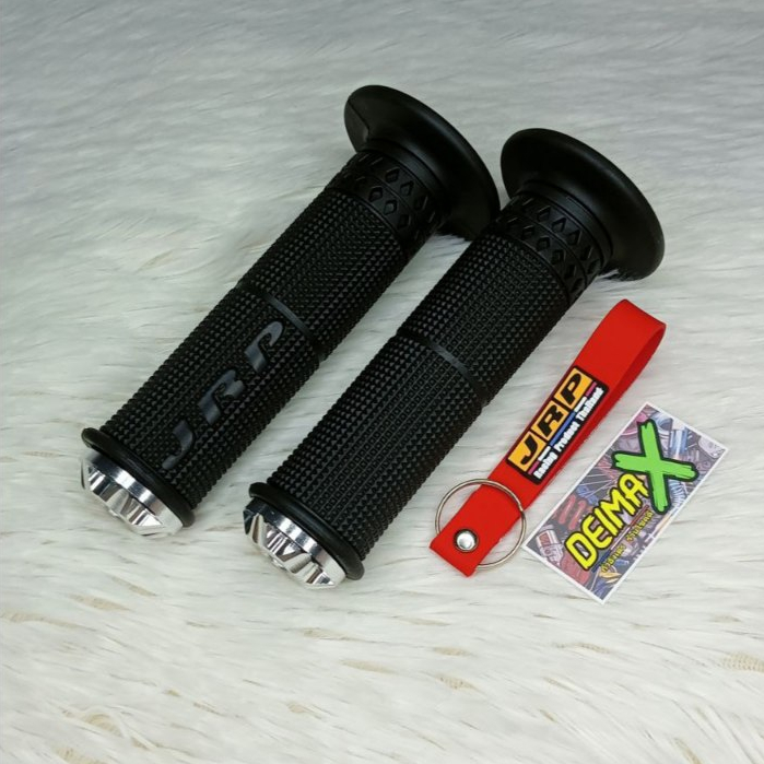 JRP HANDLE GRIP WITH BAR-END (SET) HIGH QUALITY GRIP FIT TO ALL ...