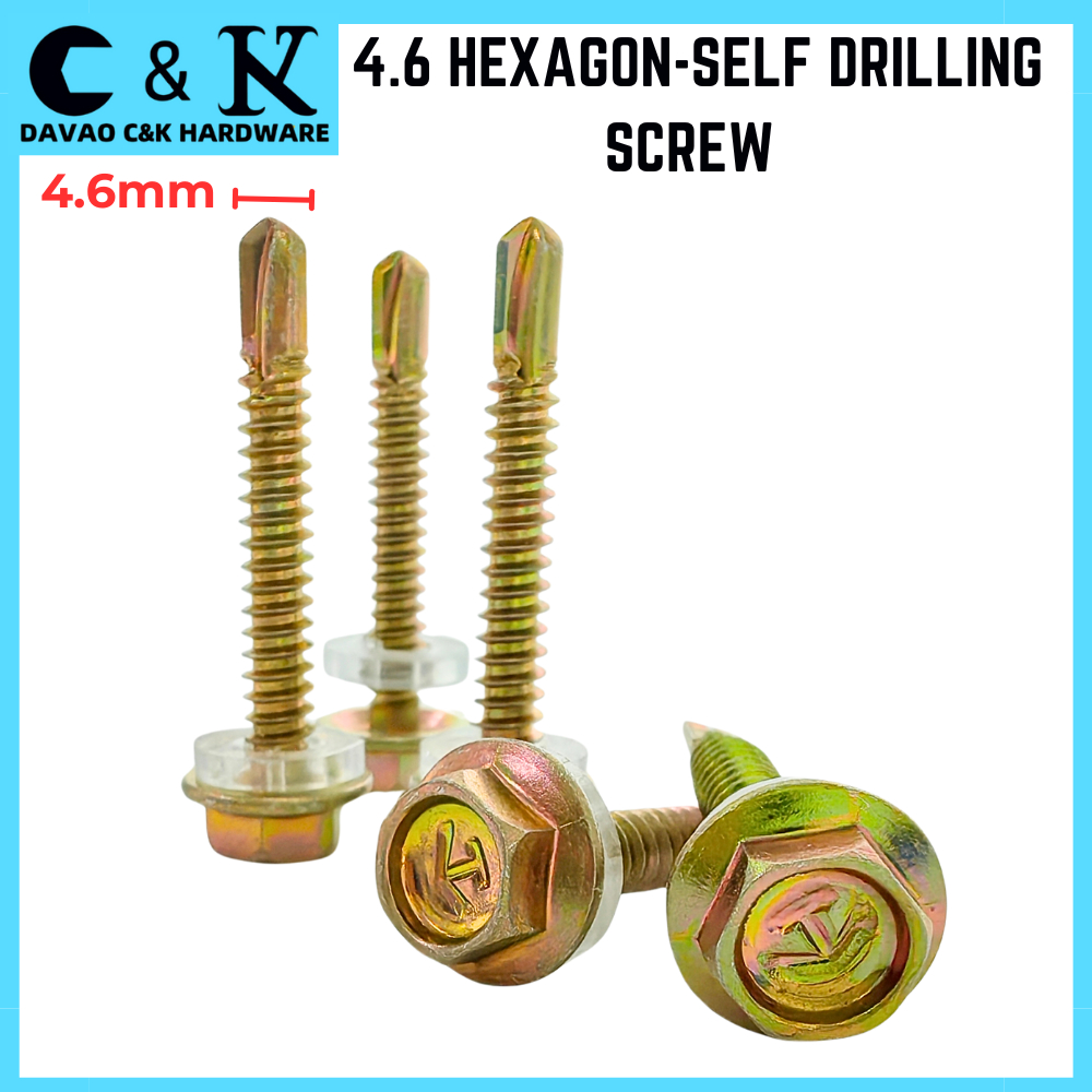 (CK-S) 4.6mm Hexagon-Self Drilling Screw For Metal Per Box Heavy Duty ...