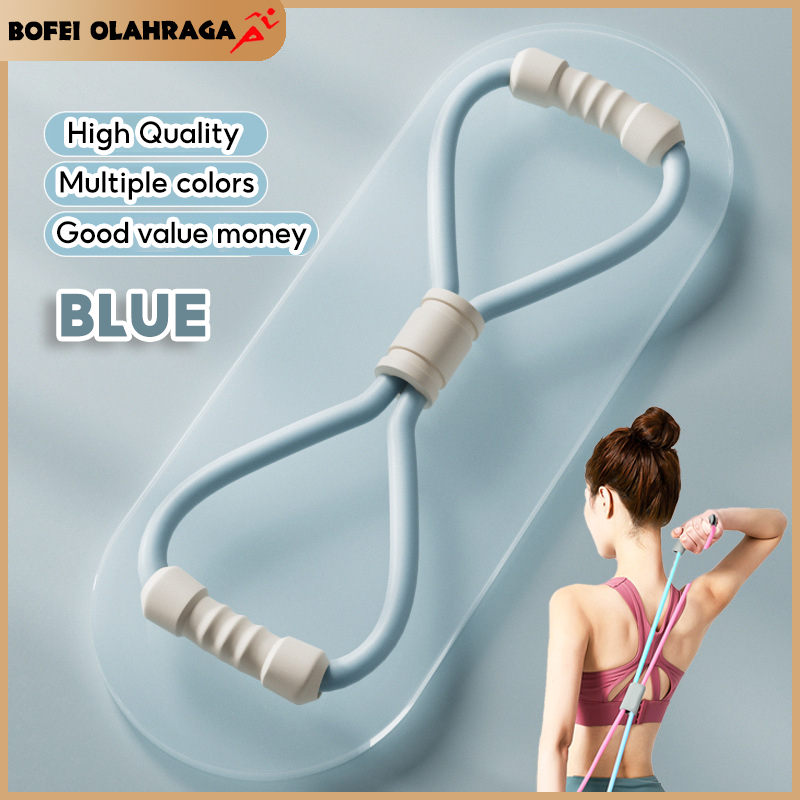 8-Shaped Stretching Exercise Rubber Yoga Fitness Pull Rope ...
