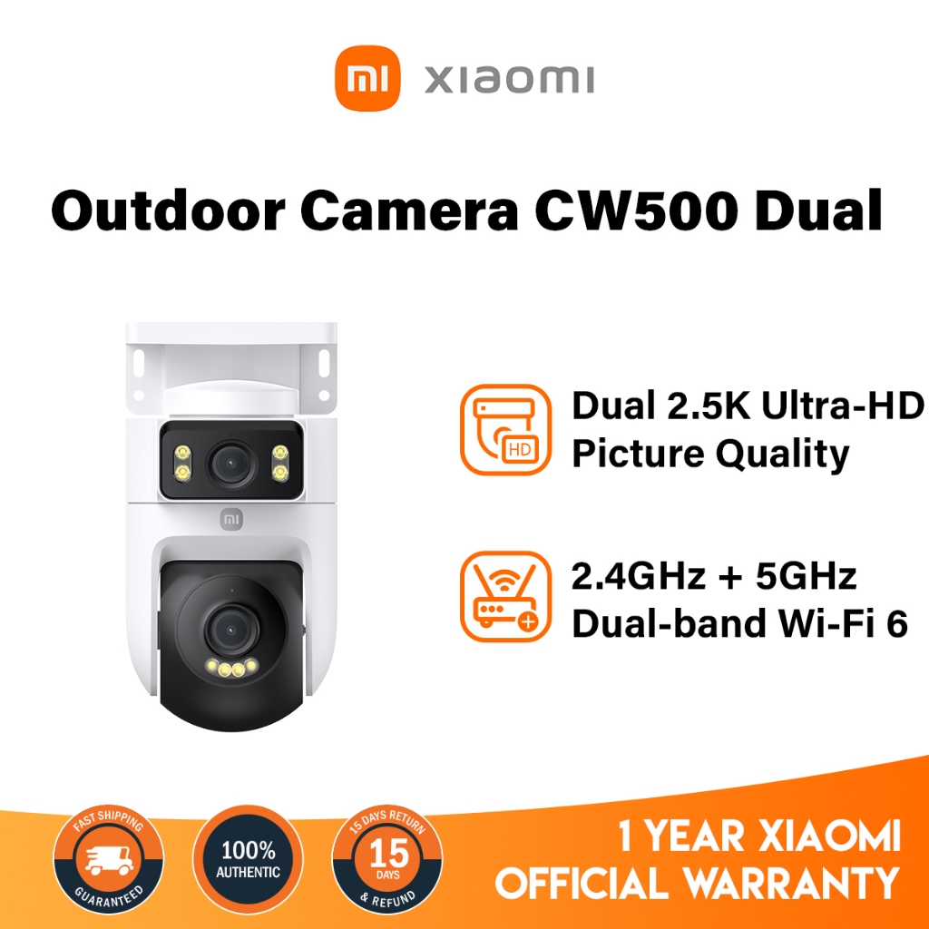 Xiaomi Outdoor Camera CW500 Dual 2.5K Ultra HD 2.4GHz+5GHz IP66 ...