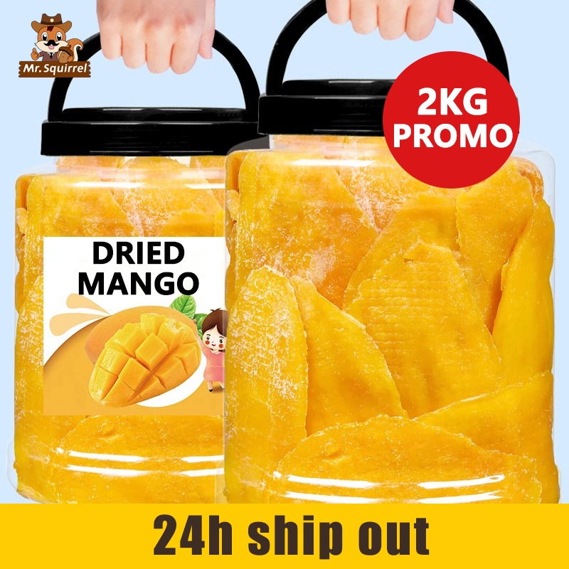 Mr.Squirrel 2kg Dried Mango Buy 1 Take 1 (Sweet) Dry Mango Daily Snacks ...