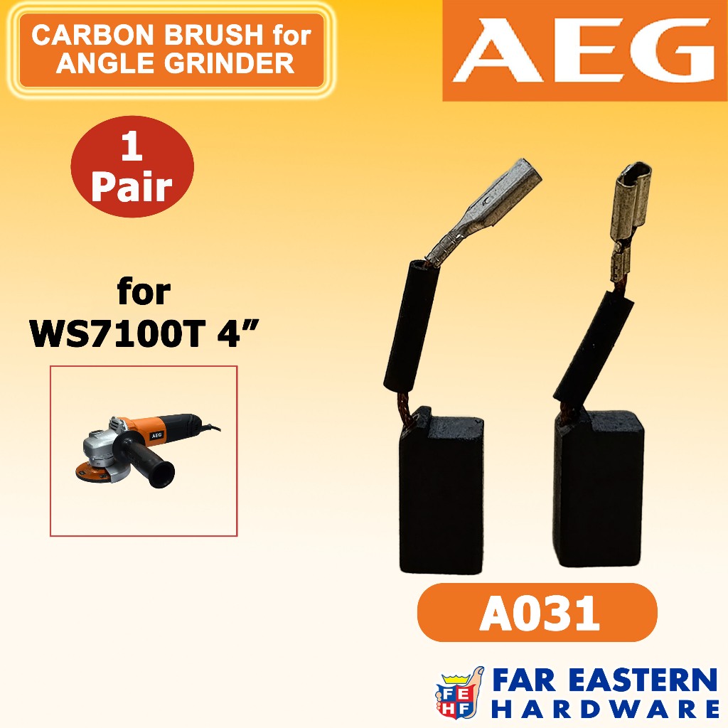 AEG Carbon Brush for Angle Grinder 4" WS7 - 100T | Shopee Philippines