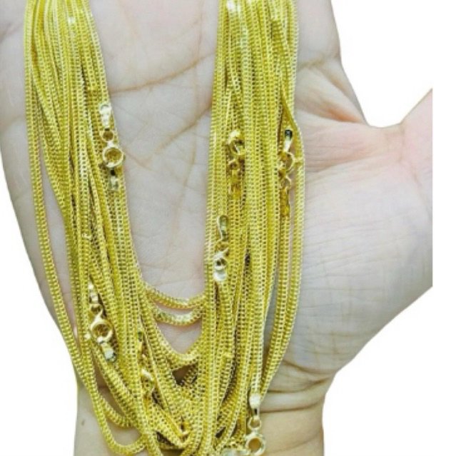 gold18k Sedusa chain 3mm unisex marengjenn | Shopee Philippines
