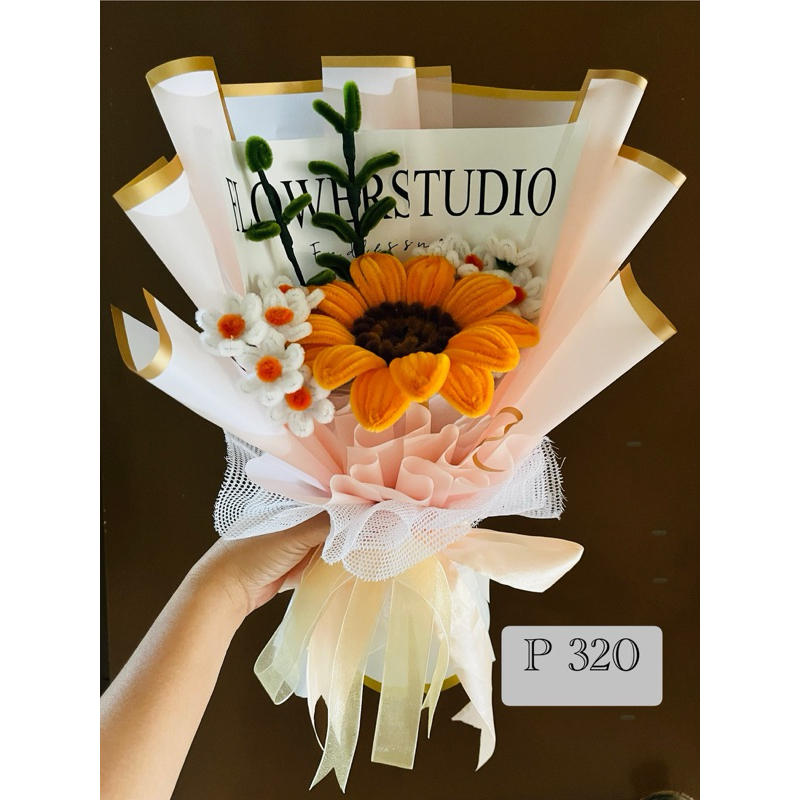 Fuzzy wires flower bouquet | Shopee Philippines