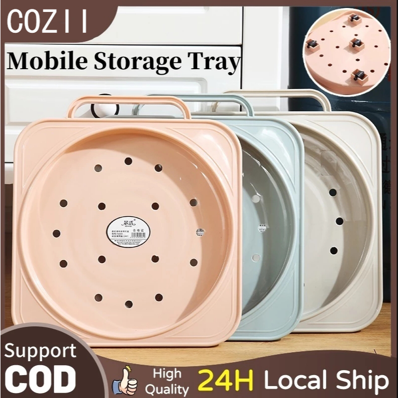 Moveable Rolling Storage Tray Moveable Gas Tank Swivel Bracket Plastic ...