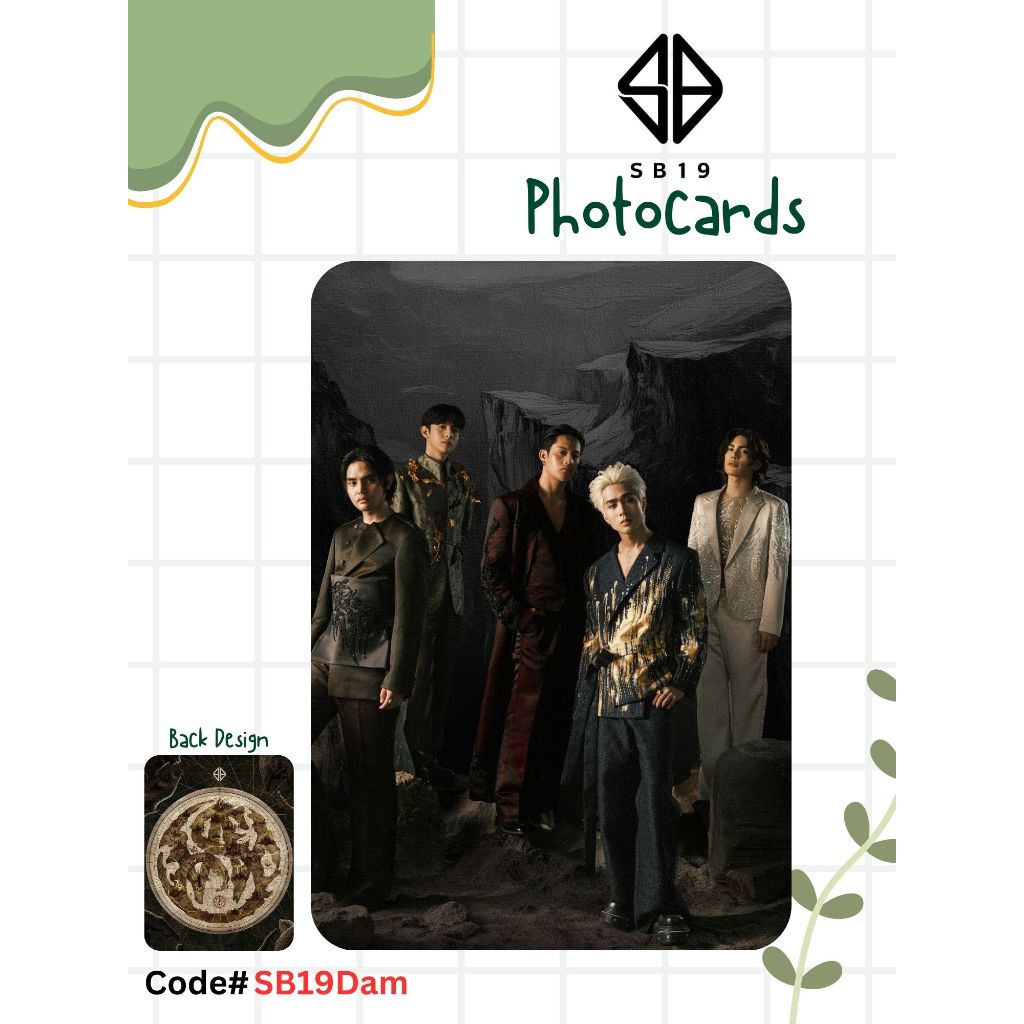 SB19 Photocards Collection DAM (Fan Made) | Shopee Philippines