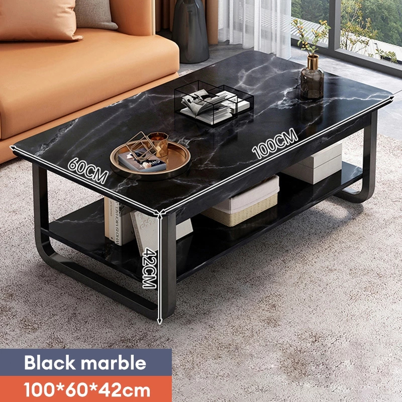 2 layers Sofa Table Simple Modern Tea Table For Living Room Coffee ...