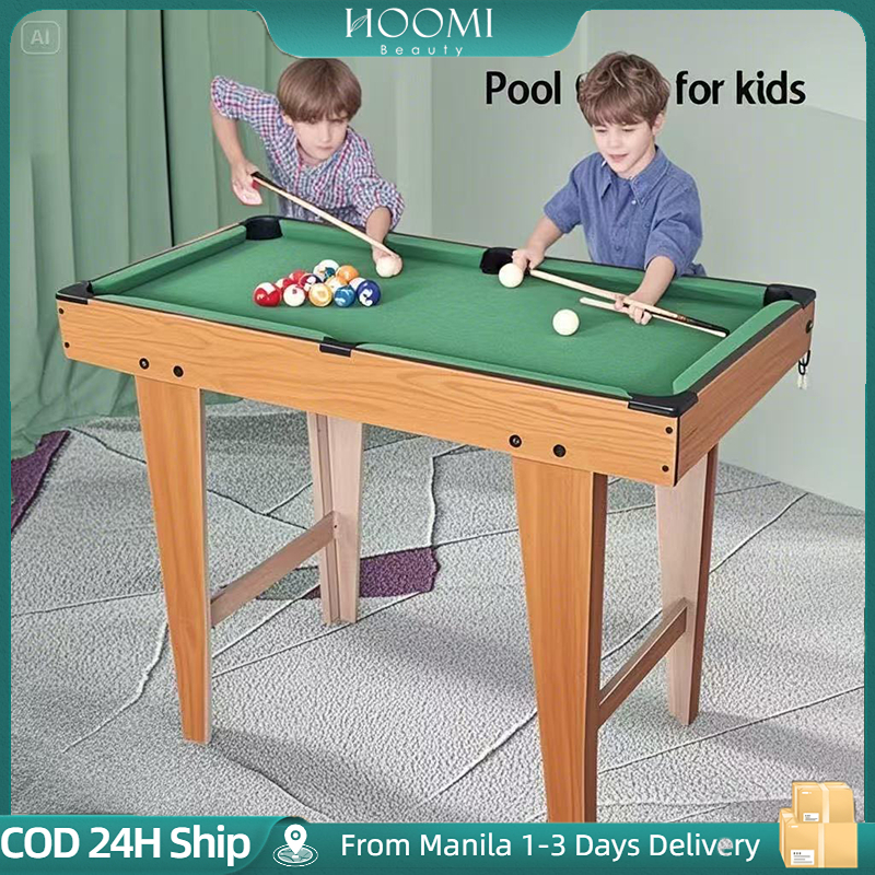 27x14 centimeter Mini billiard Table for Kids wooden with tall feet ...