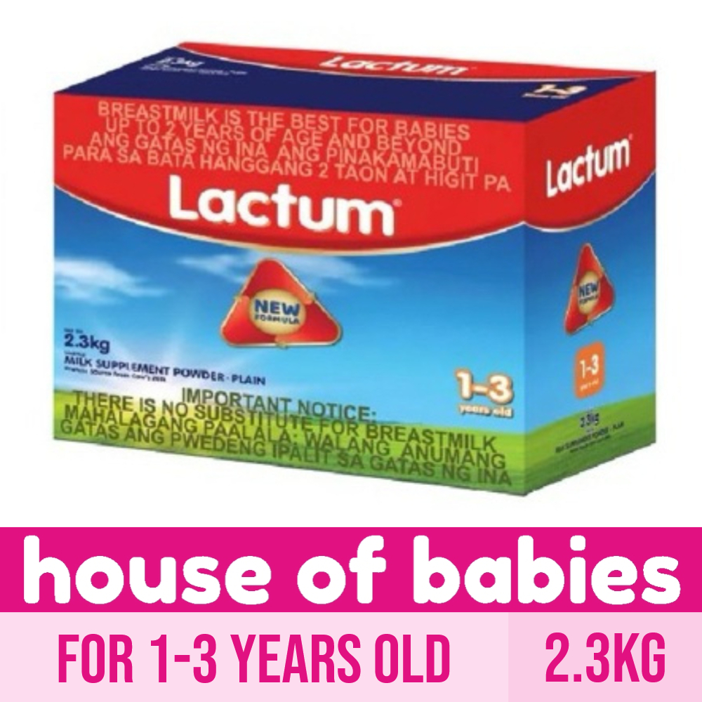 Lactum for 1-3 Years Old 2.3kg Milk Supplement | Shopee Philippines