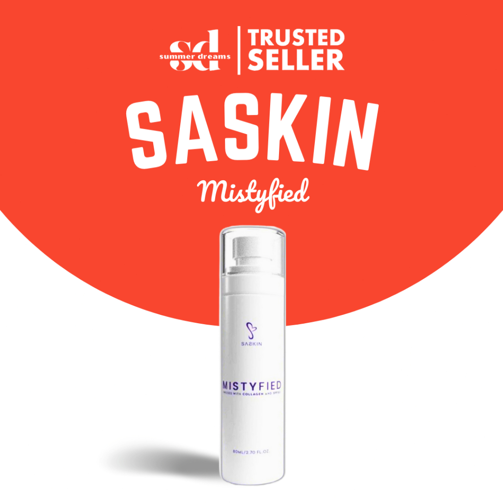 SASKIN Mistyfied Collagen Mist Spray 80ml Facial Spray Moisturizes ...