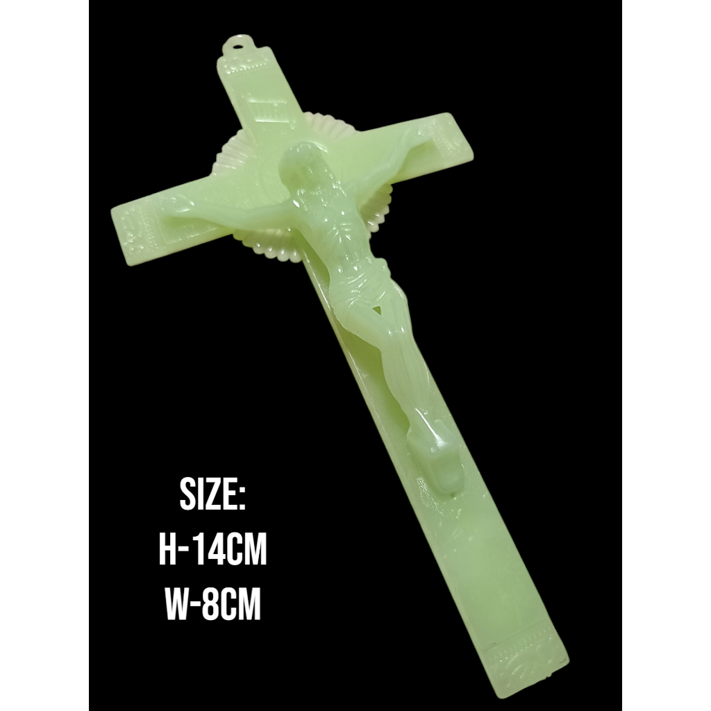 Luminous Crucifix Hanging Glow in the Dark | Shopee Philippines