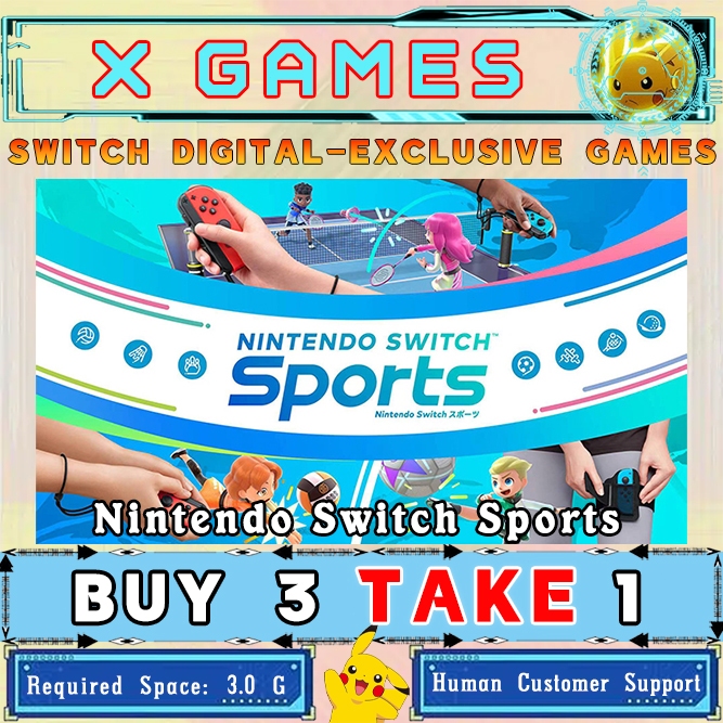 Nintendo Switch Sports Nintendo Switch Digital Game （BUY 3 TAKE 1 ...
