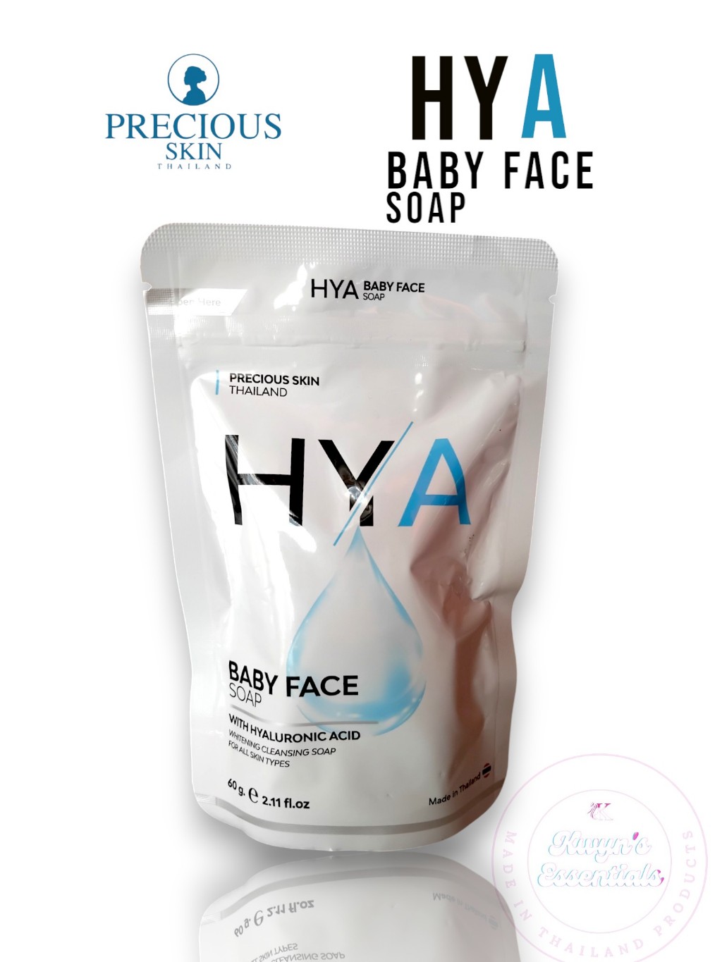 PRECIOUS SKIN THAILAND HYA BABY FACE SOAP 60g | Shopee Philippines