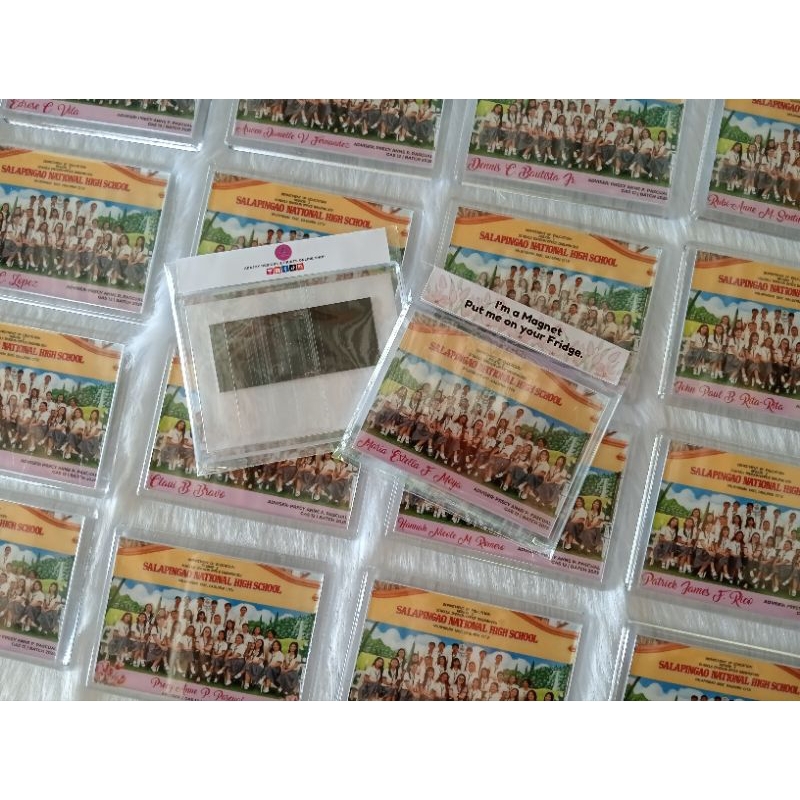 Personalized Acrylic Ref Magnet BIGGER than ATM size | Shopee Philippines