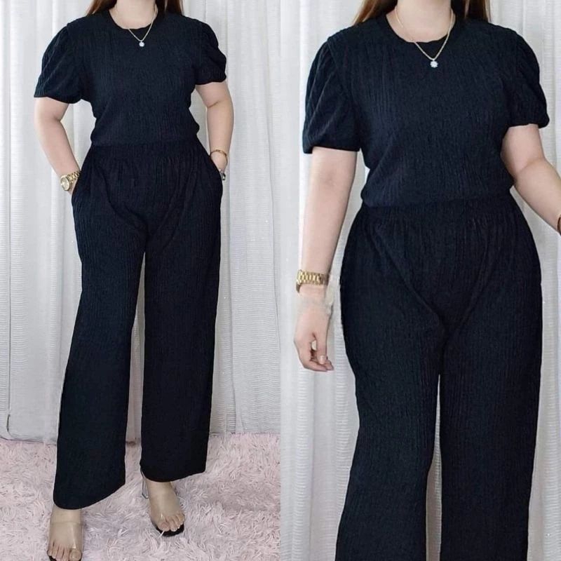 Puff sleeve coordinate || Terno || Fit up to 2xl | Shopee Philippines